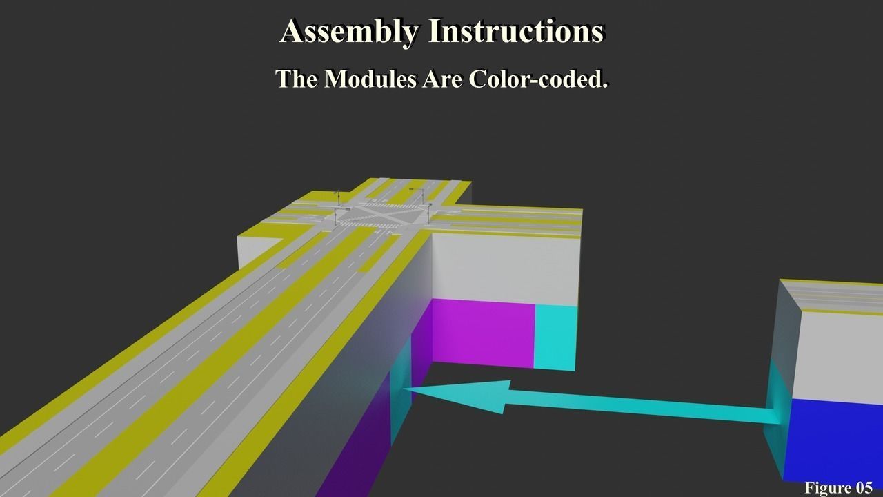 Building Blocks for Modern City Scenes - Kit 01 free 3D model | CGTrader