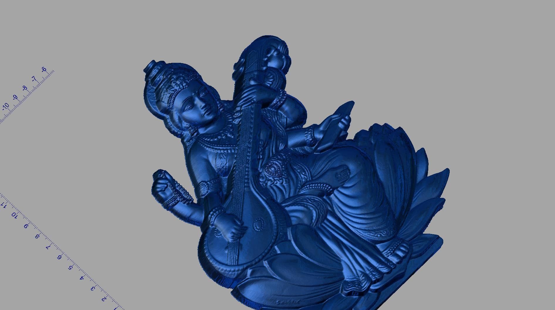 Saraswati Ji 3d Model 3d Printable Cgtrader