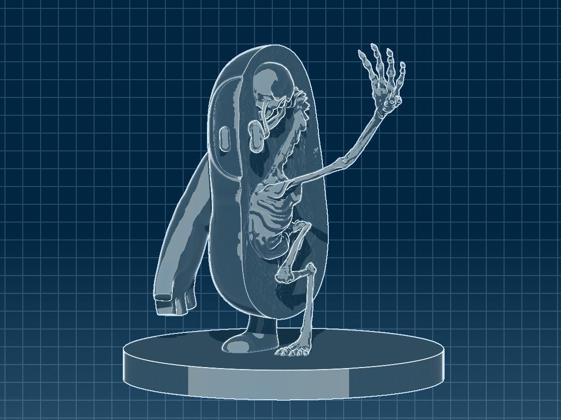 FALL GUYS Skeleton 3D model 3D printable | CGTrader