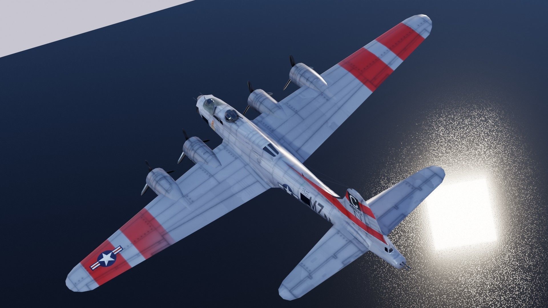 3D model Boeing B-17 Flying Fortress VR / AR / low-poly | CGTrader