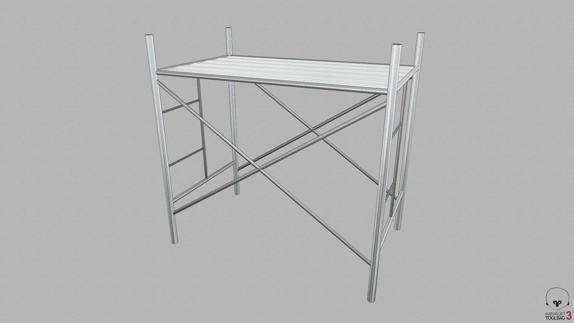 3D model Scaffolding metal ladder VR / AR / low-poly | CGTrader
