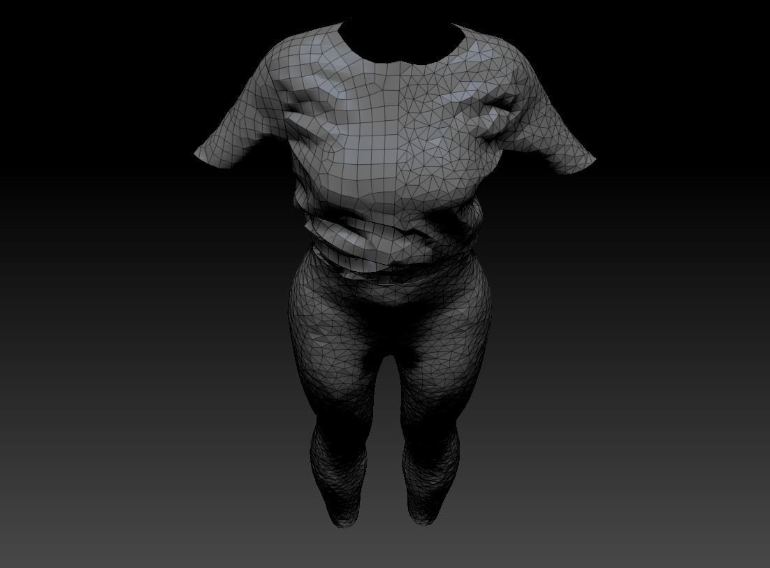 Low-poly clothes free 3D model | CGTrader