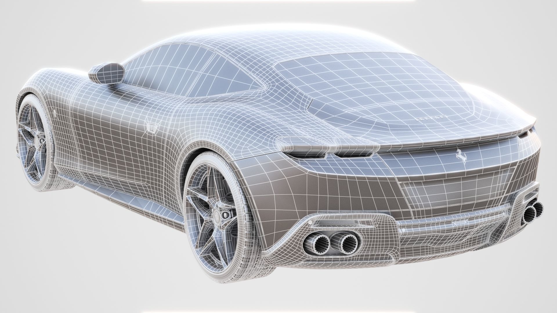 Ferrari Roma 2020 3D model | CGTrader