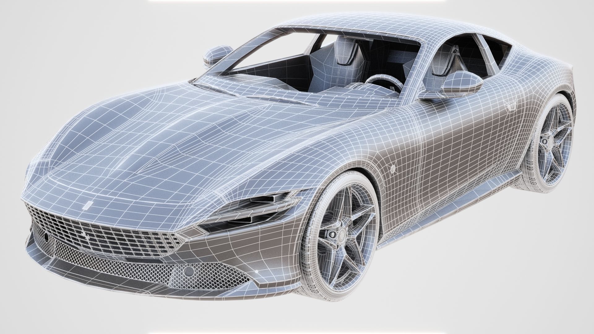 Ferrari Roma 2020 3D model | CGTrader