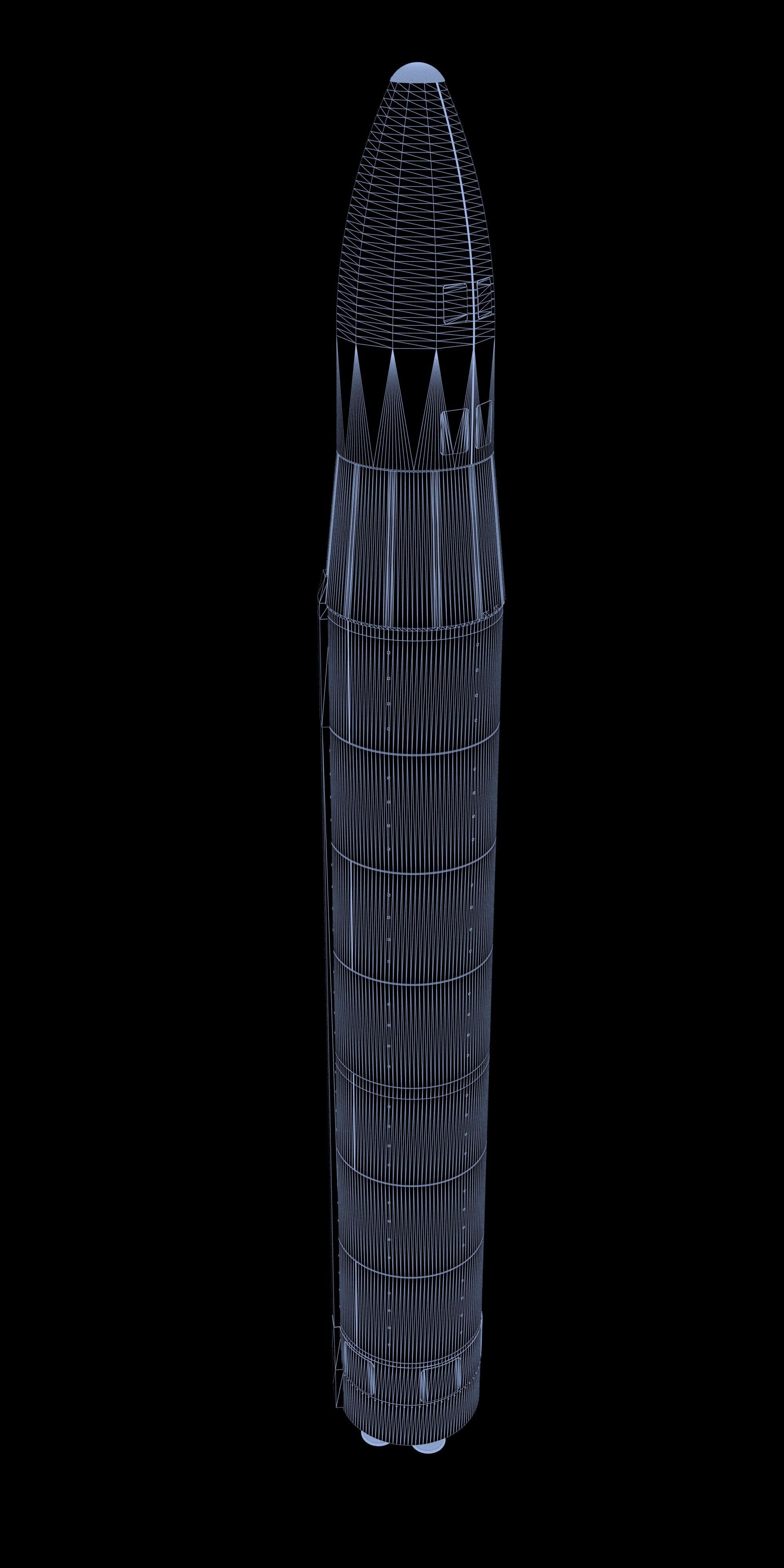 Astra Rocket 3 3D model | CGTrader