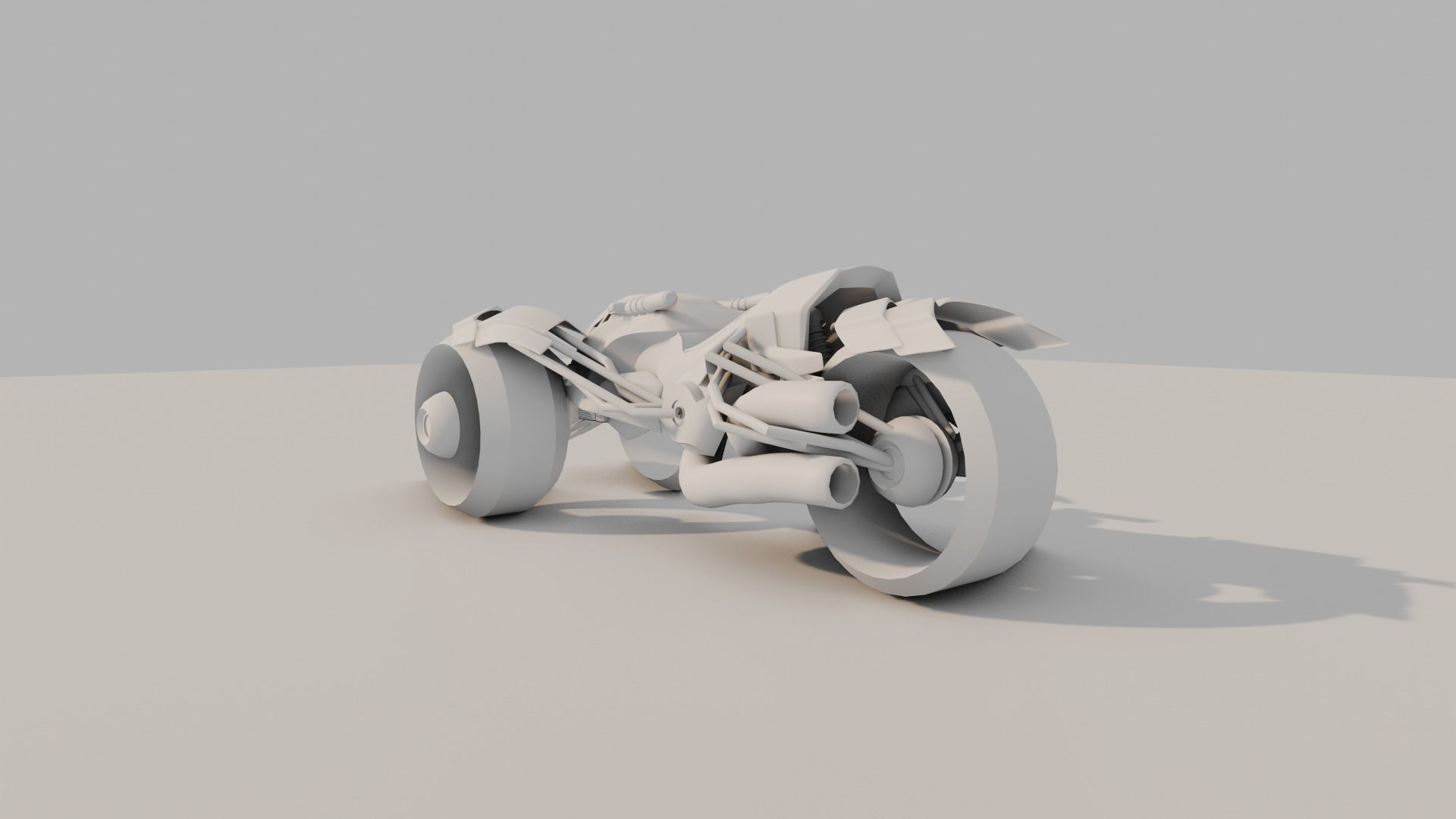 Cyberpunk Concept Motorcycle 3D model | CGTrader