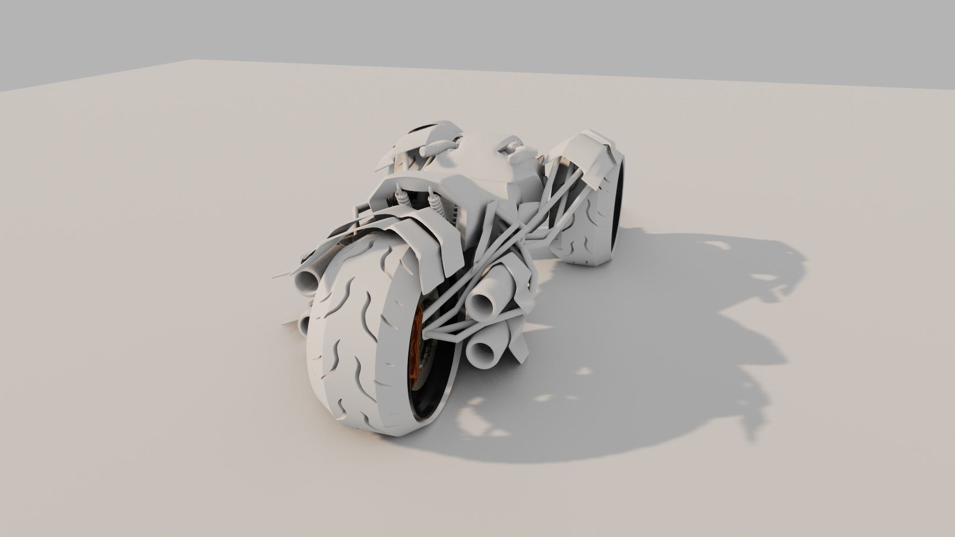 Cyberpunk Concept Motorcycle 3D model | CGTrader