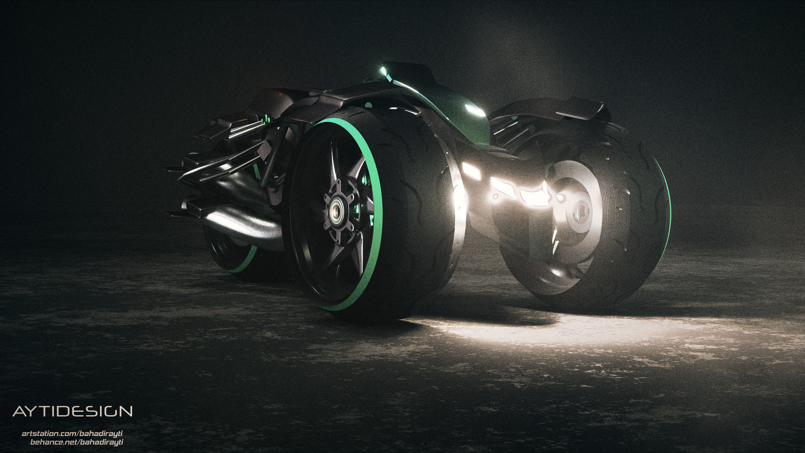 Cyberpunk Concept Motorcycle 3D model | CGTrader