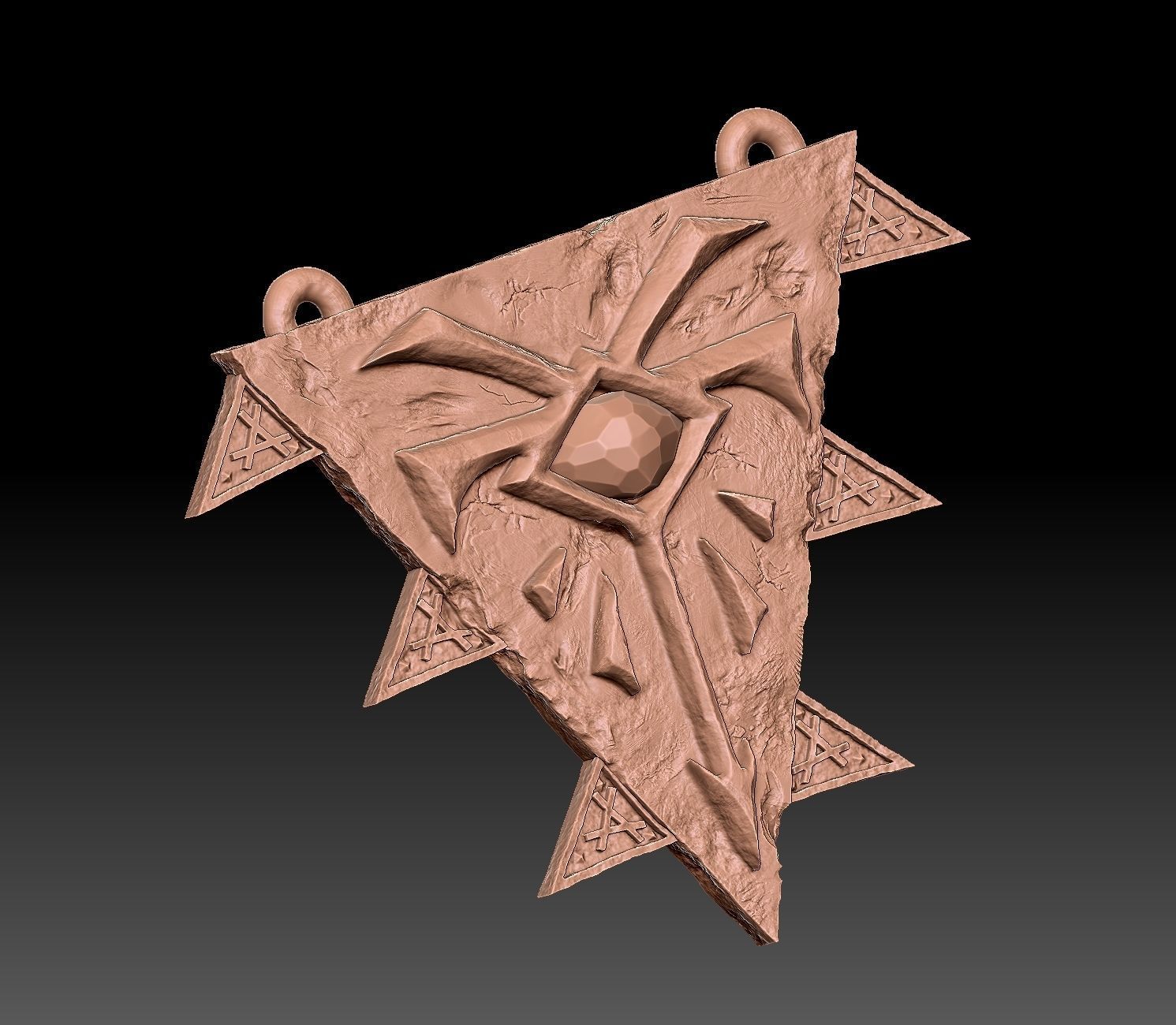 GREY SEER SKAVEN AMULET 3D model 3D printable | CGTrader