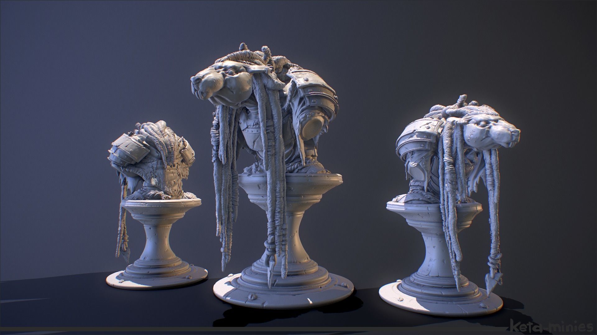 The Dreaded Rat Bust free 3D model 3D printable | CGTrader