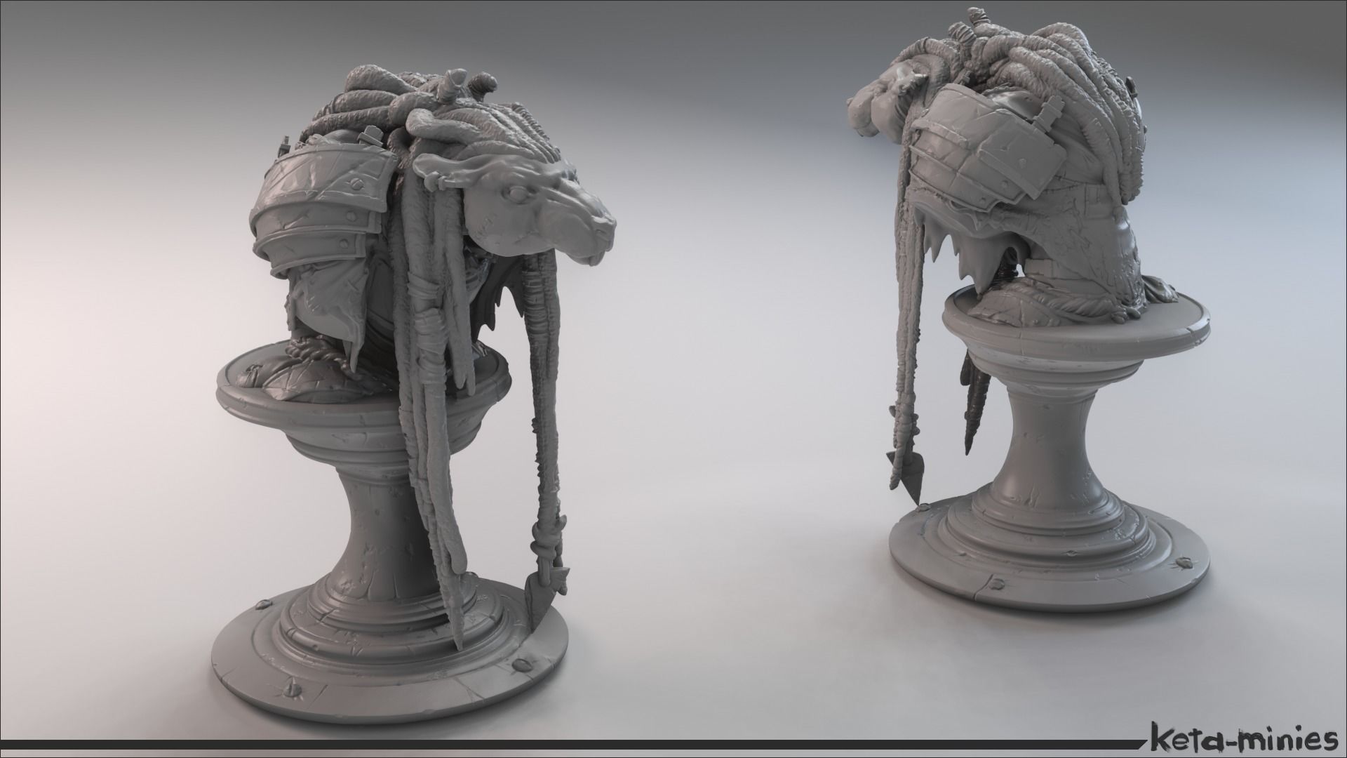 The Dreaded Rat Bust free 3D model 3D printable | CGTrader