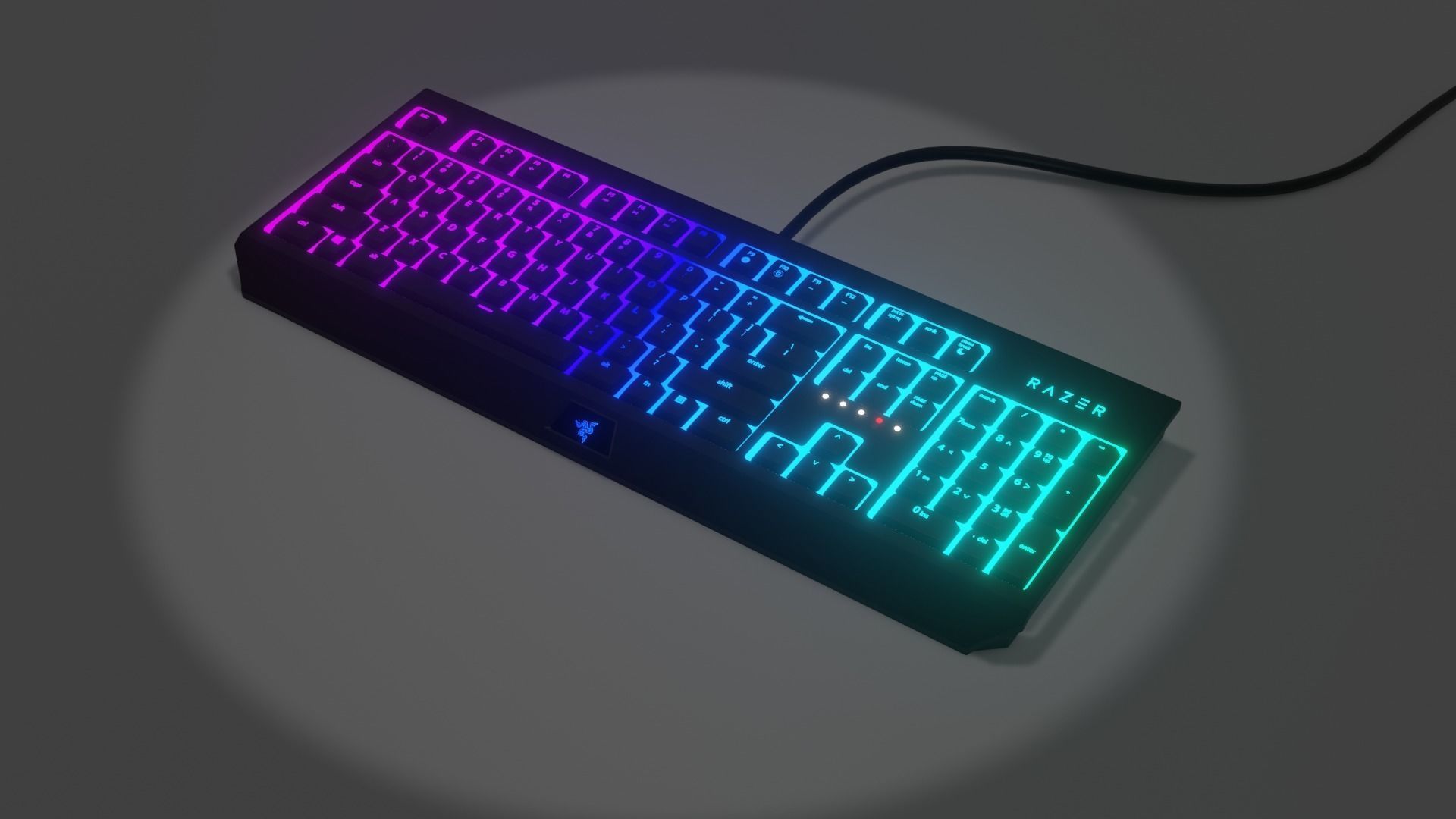 Razer RGB Gaming keyboard 3D model | CGTrader