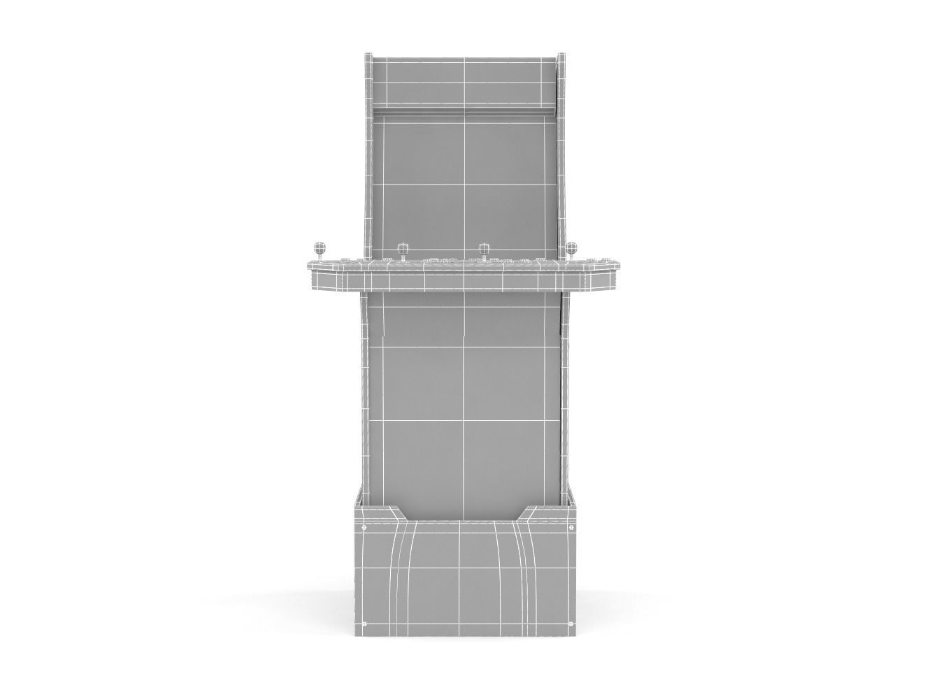 Teenage Mutant Ninja Turtles Arcade Machine 3D model | CGTrader