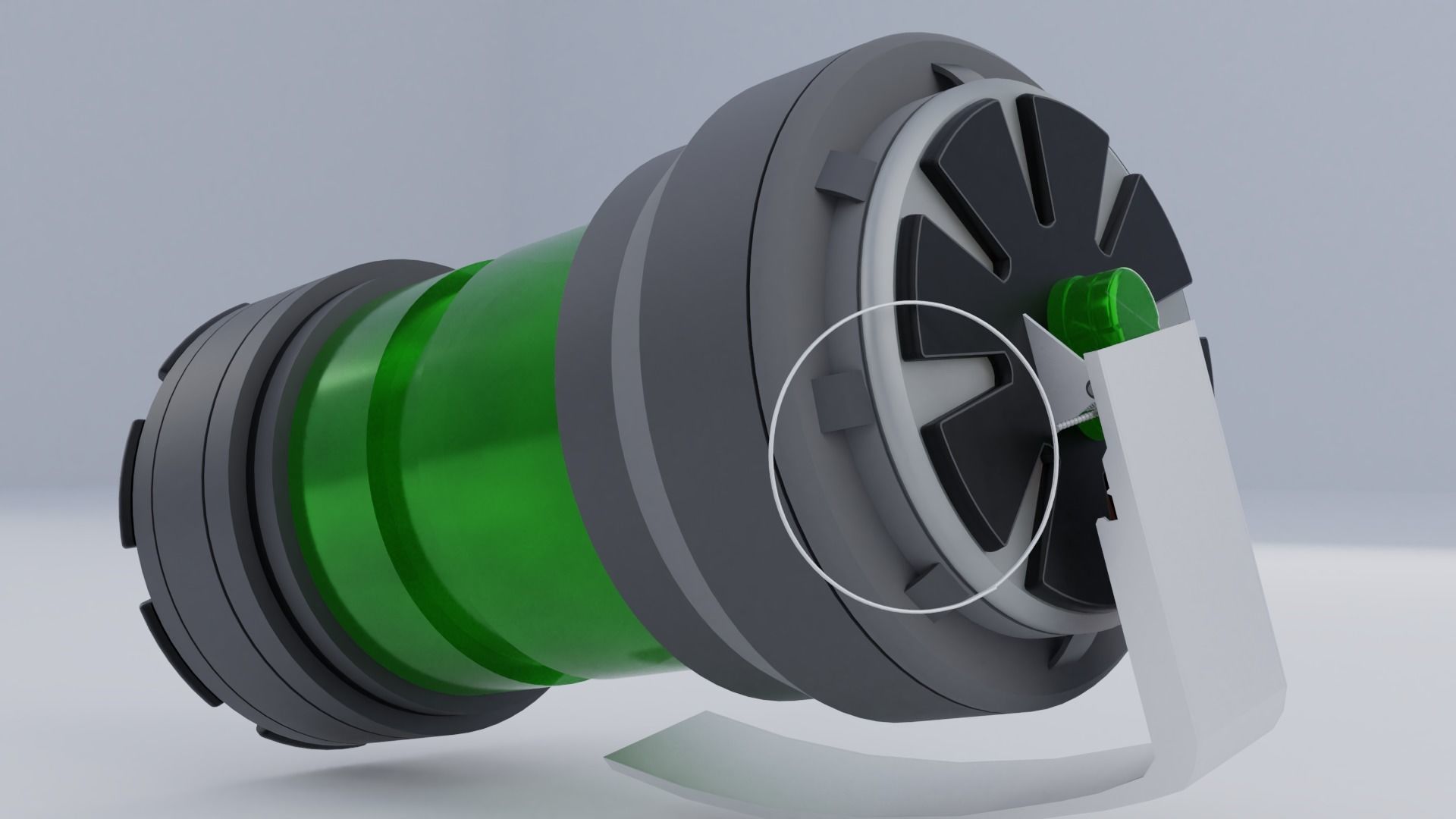 Futuristic Atom Bomb free VR / AR / low-poly 3D model | CGTrader