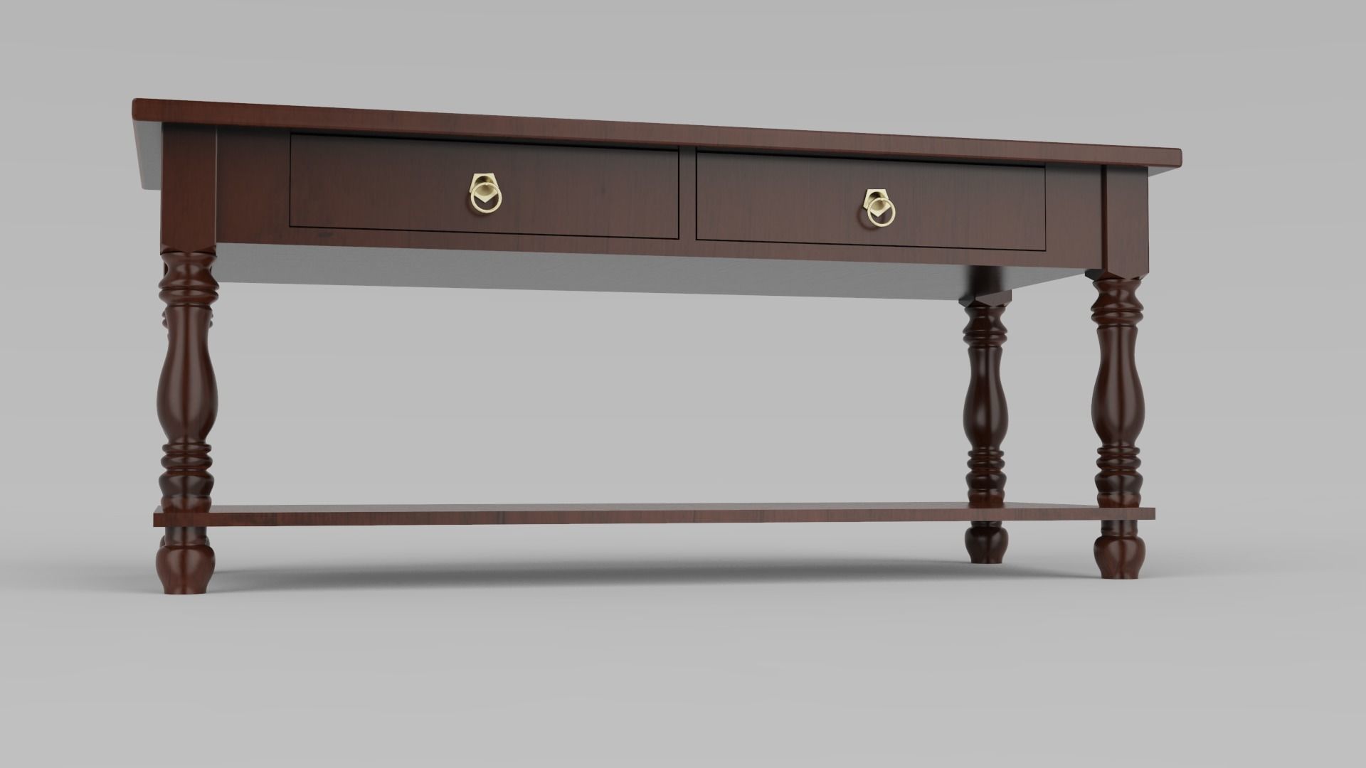 Classic table design 3D model | CGTrader