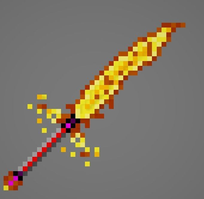 3D model Blaze Sword 3D VR / AR / low-poly | CGTrader
