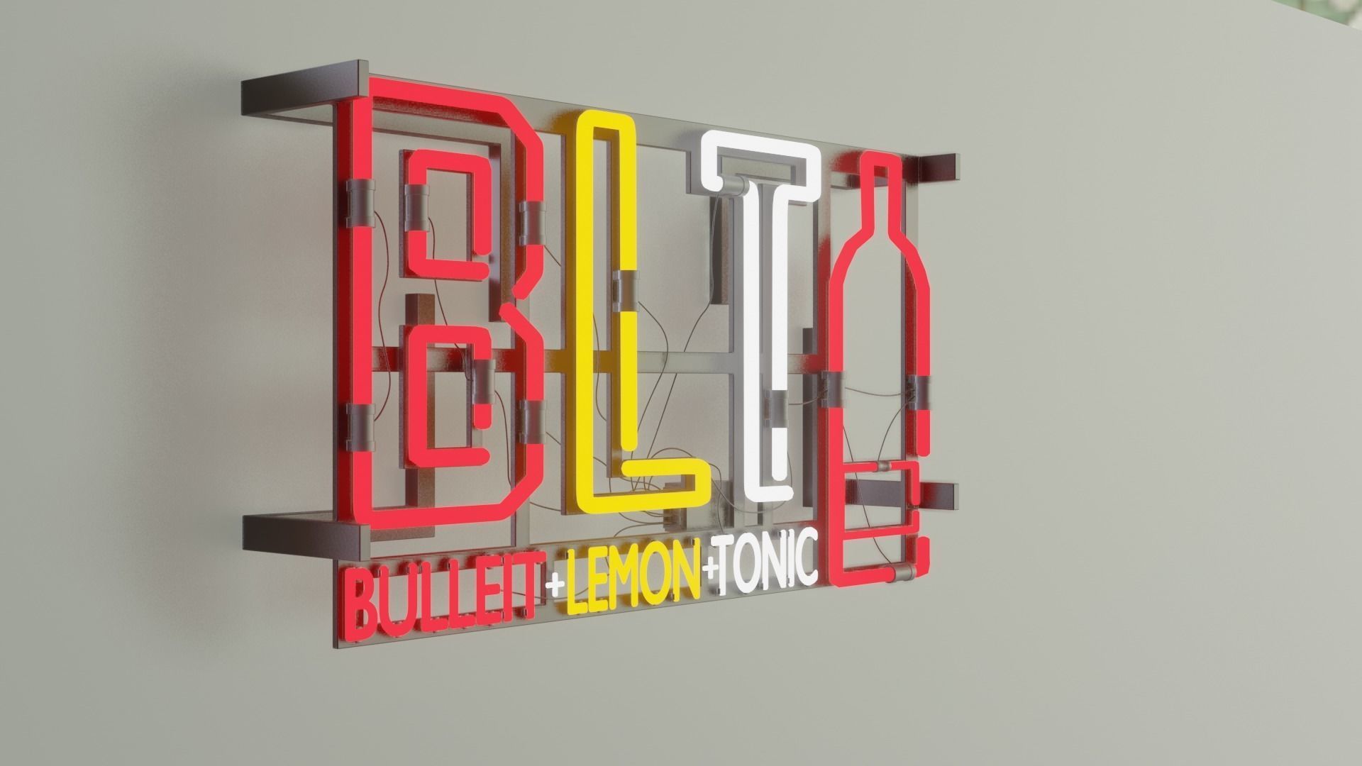 Neon 3D Model 2 - BTL 3D model | CGTrader