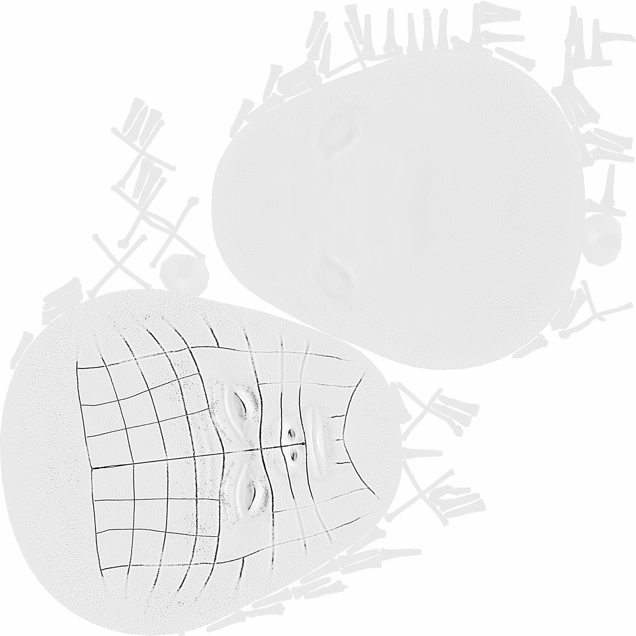 3D model Hellraiser Pinhead Mask - Halloween Terror VR / AR / low-poly ...