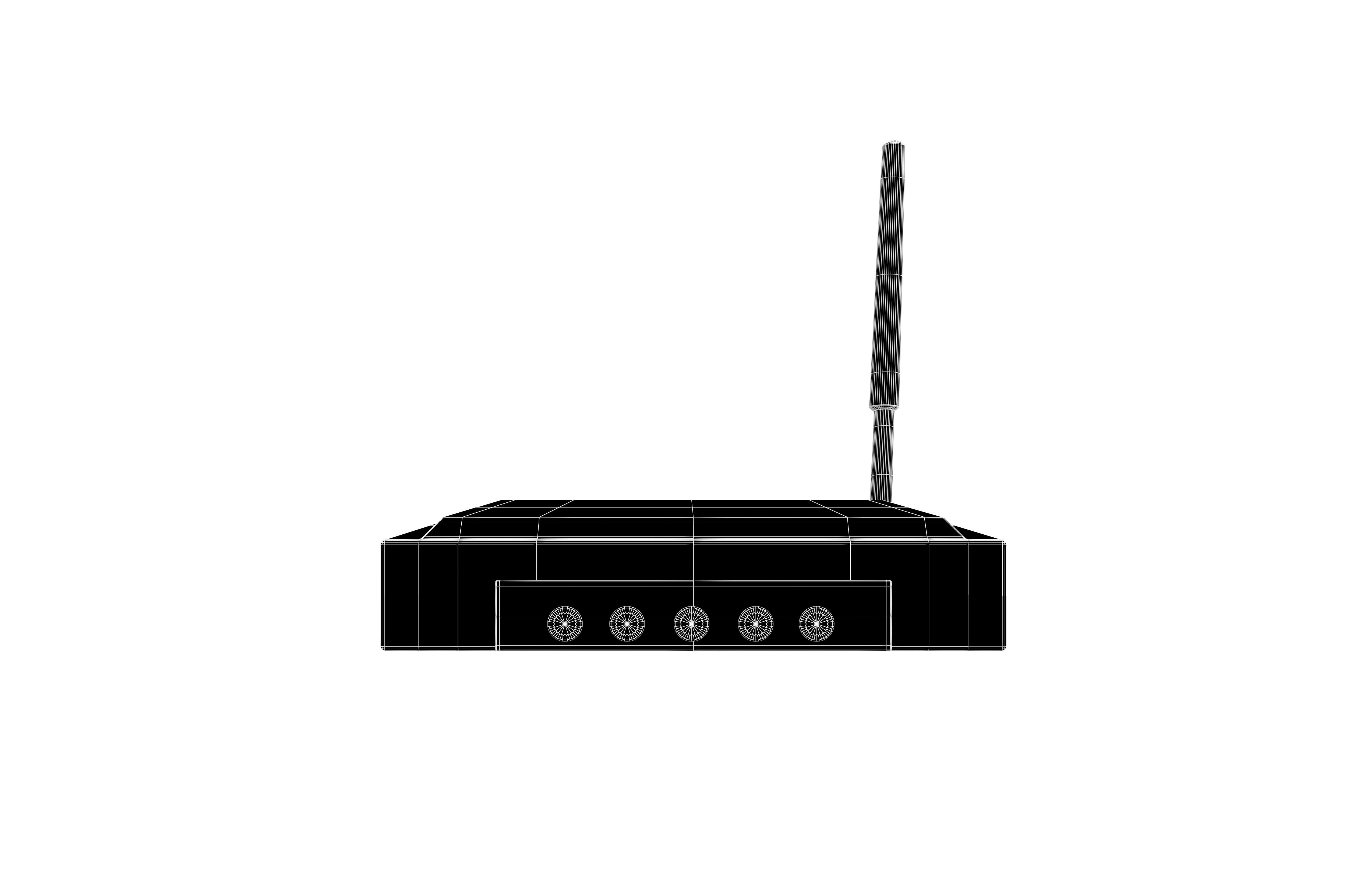 3D model Cartoon Wifi Router v2 001 VR / AR / low-poly | CGTrader