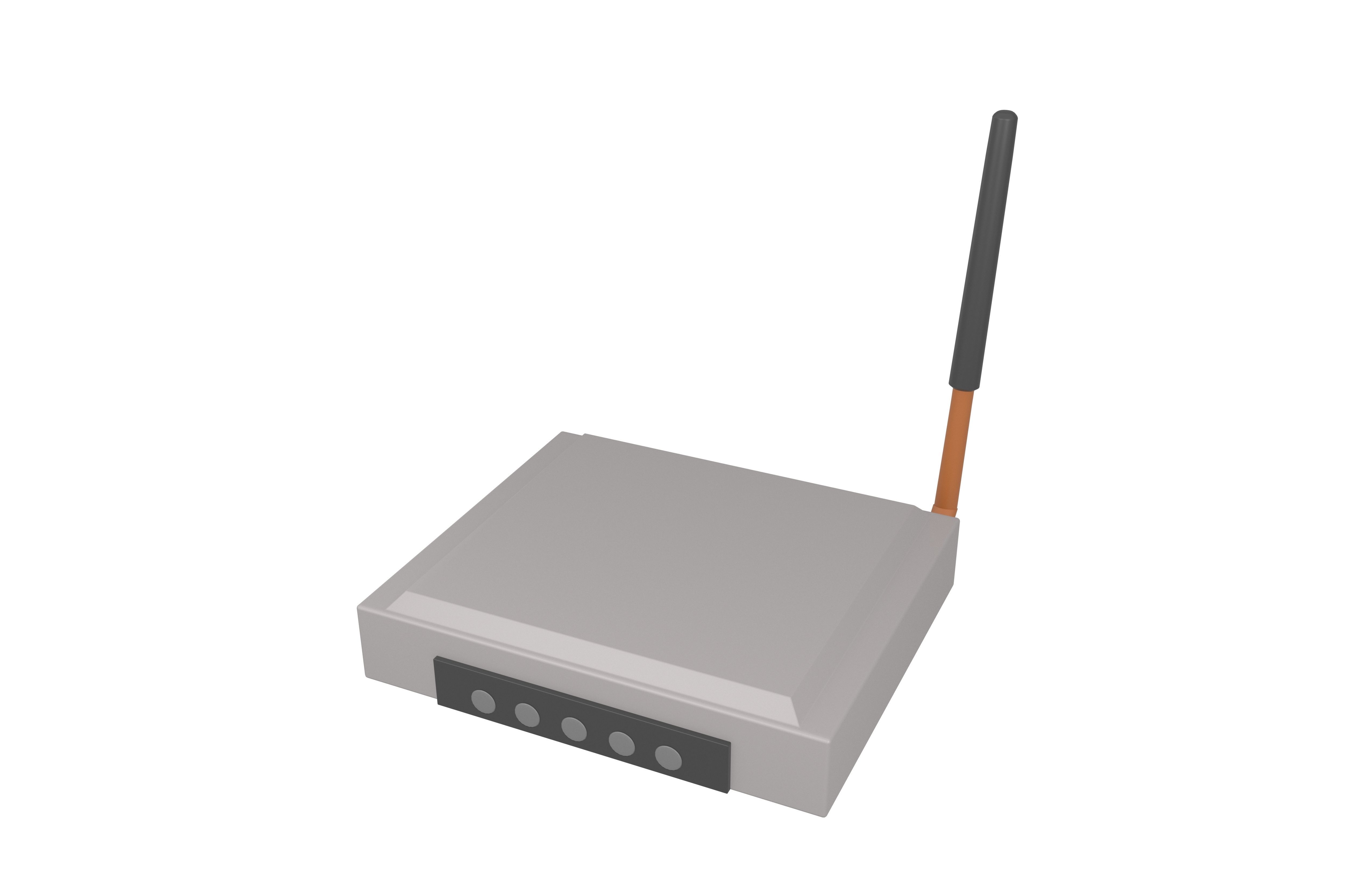 3D model Cartoon Wifi Router v2 001 VR / AR / low-poly | CGTrader