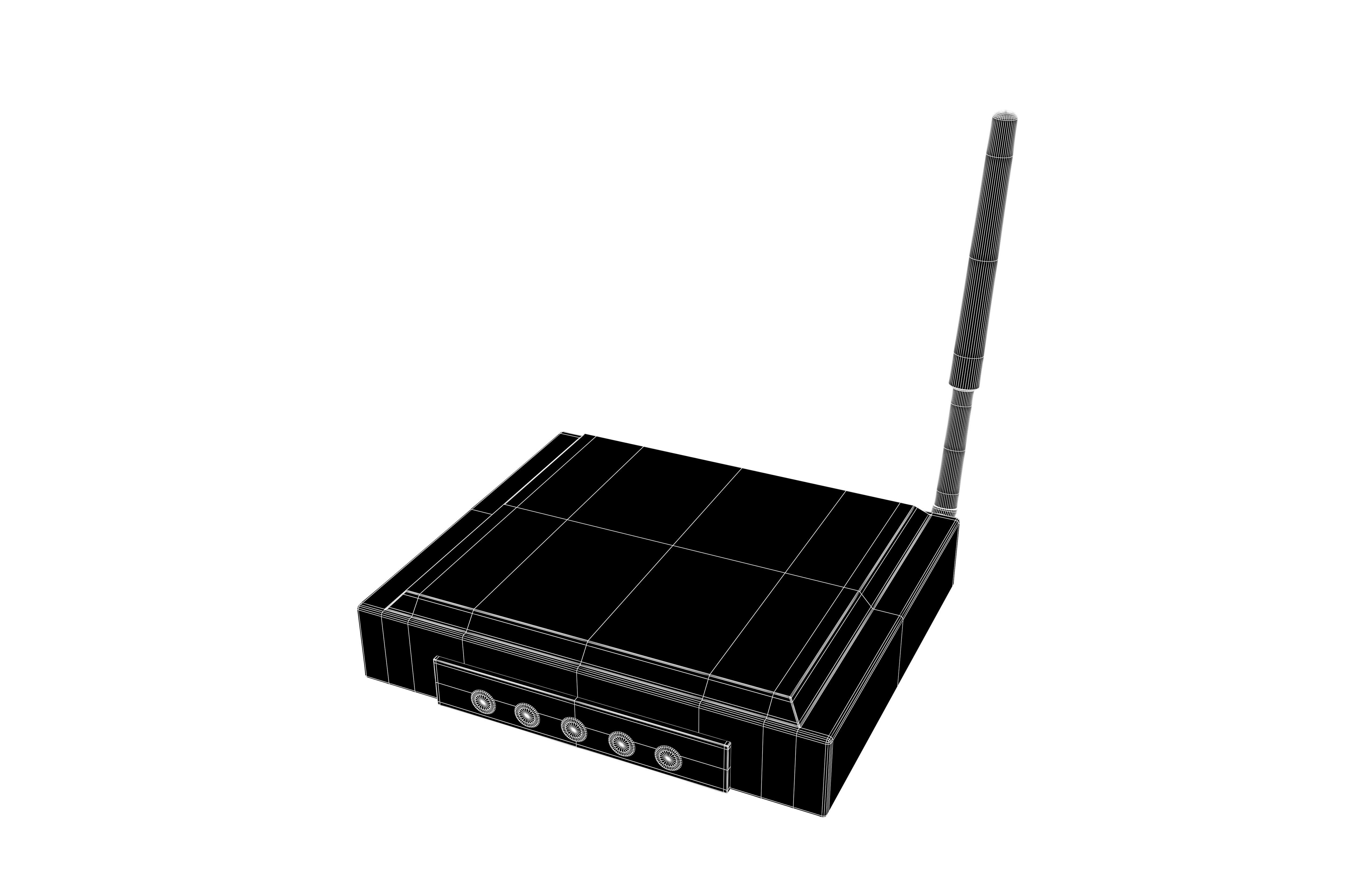 3D model Cartoon Wifi Router v2 001 VR / AR / low-poly | CGTrader