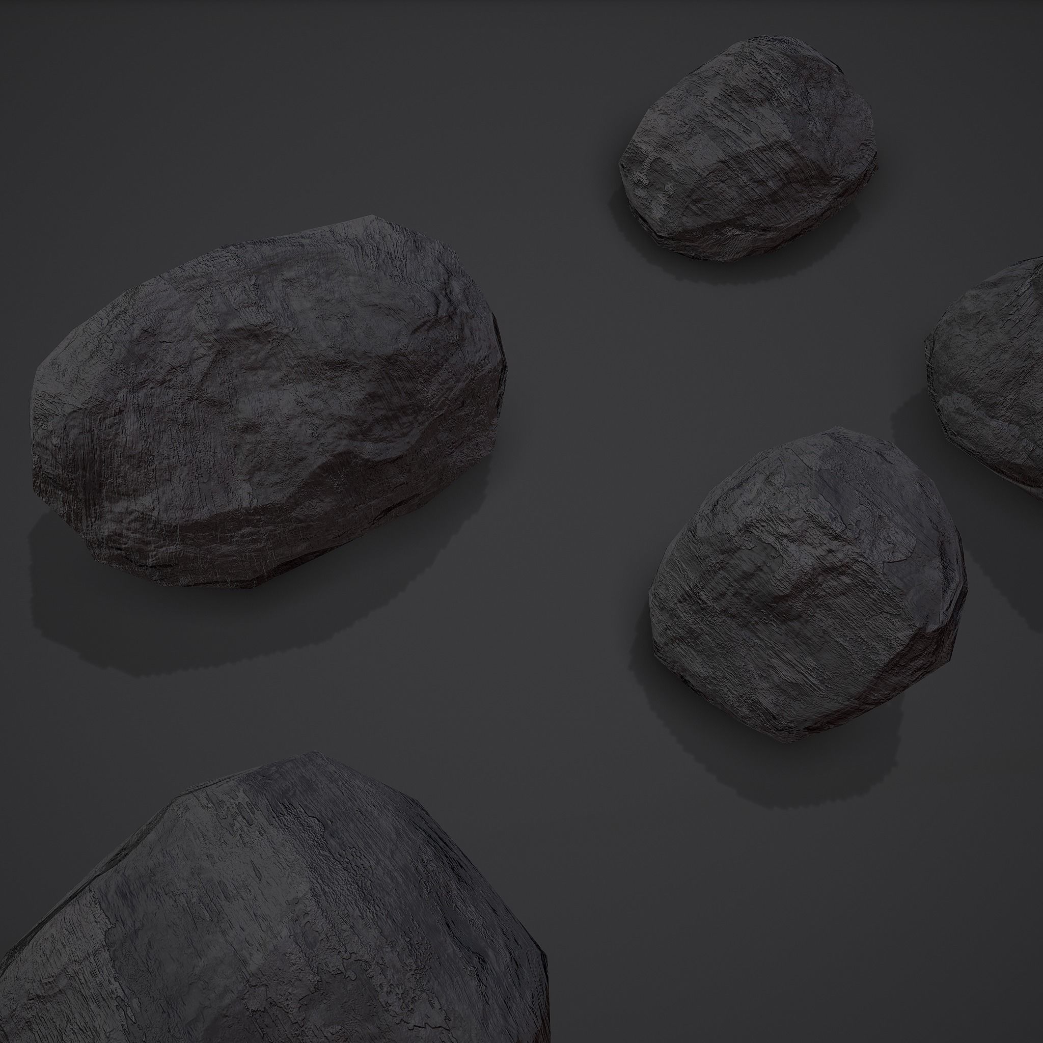 3D model Black Coal VR / AR / low-poly | CGTrader