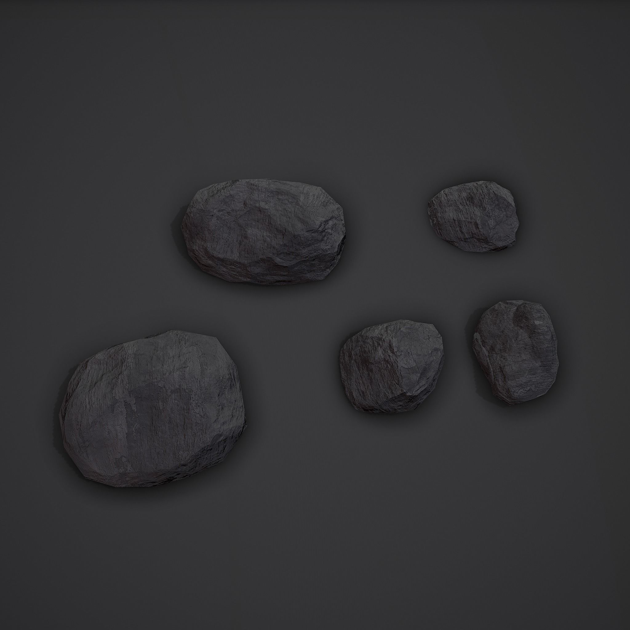 3D model Black Coal VR / AR / low-poly | CGTrader