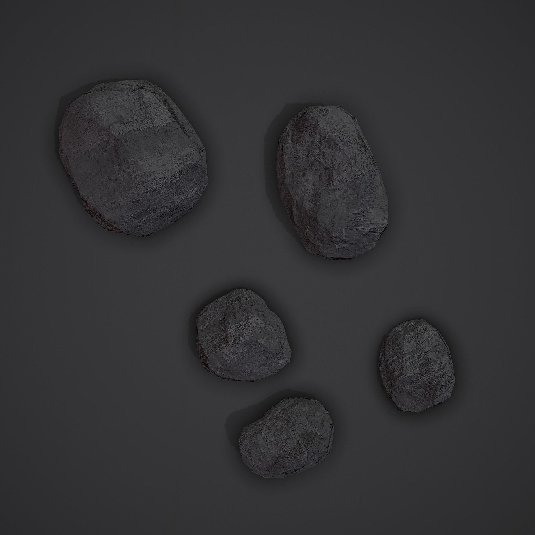 3D model Black Coal VR / AR / low-poly | CGTrader