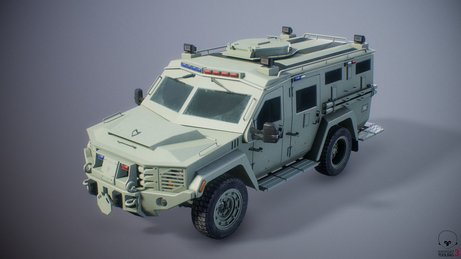 3D model Lenco Bear G3 VR / AR / low-poly | CGTrader