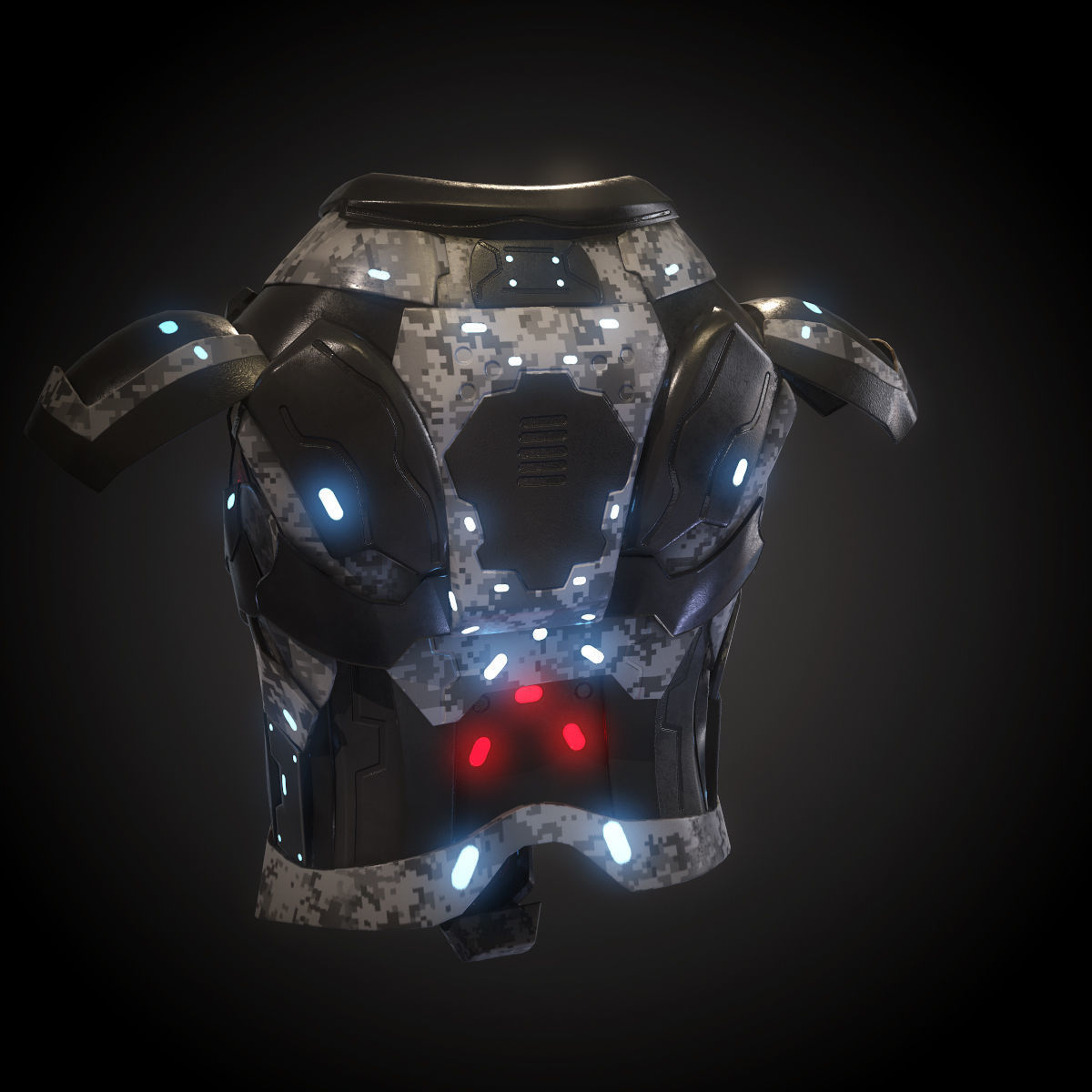 space armour nanotech 3D model | CGTrader