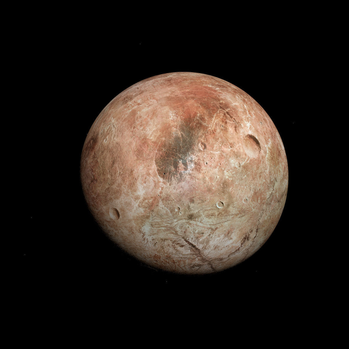 3D model Ice Planet with Moon - Alien Planet 8k VR / AR / low-poly ...