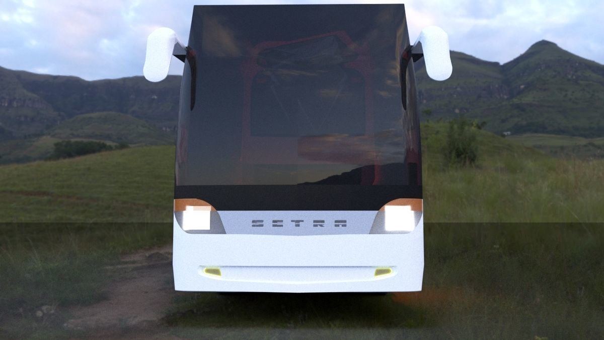 Bus model greyhound simulator 3D model | CGTrader