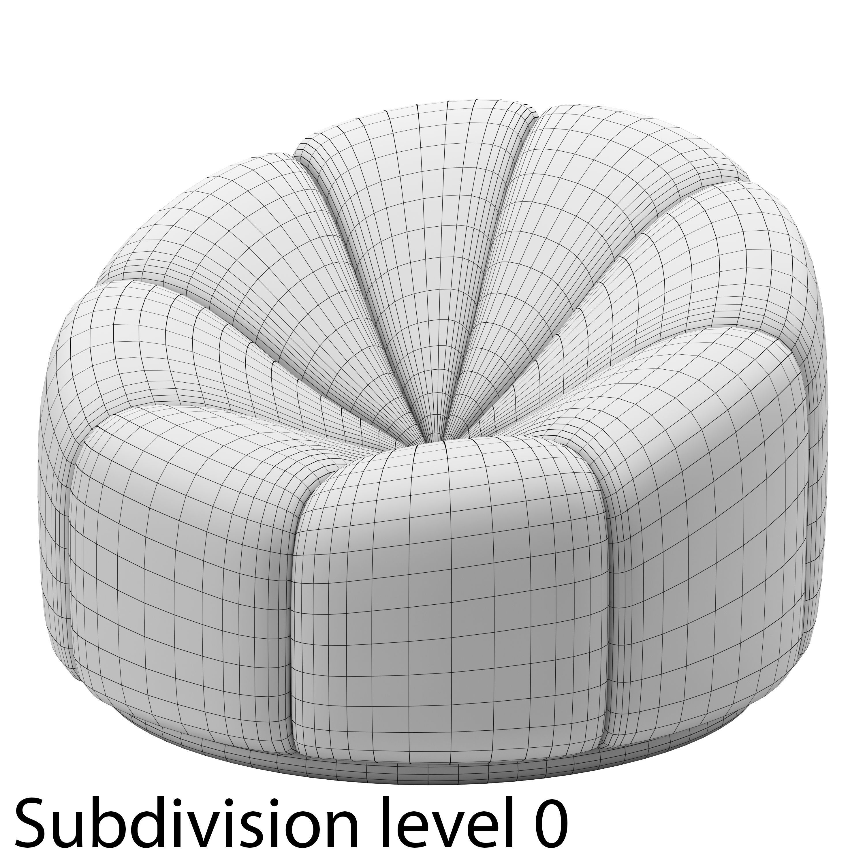 Alpha Club Chair by Pierre Paulin 3D model | CGTrader