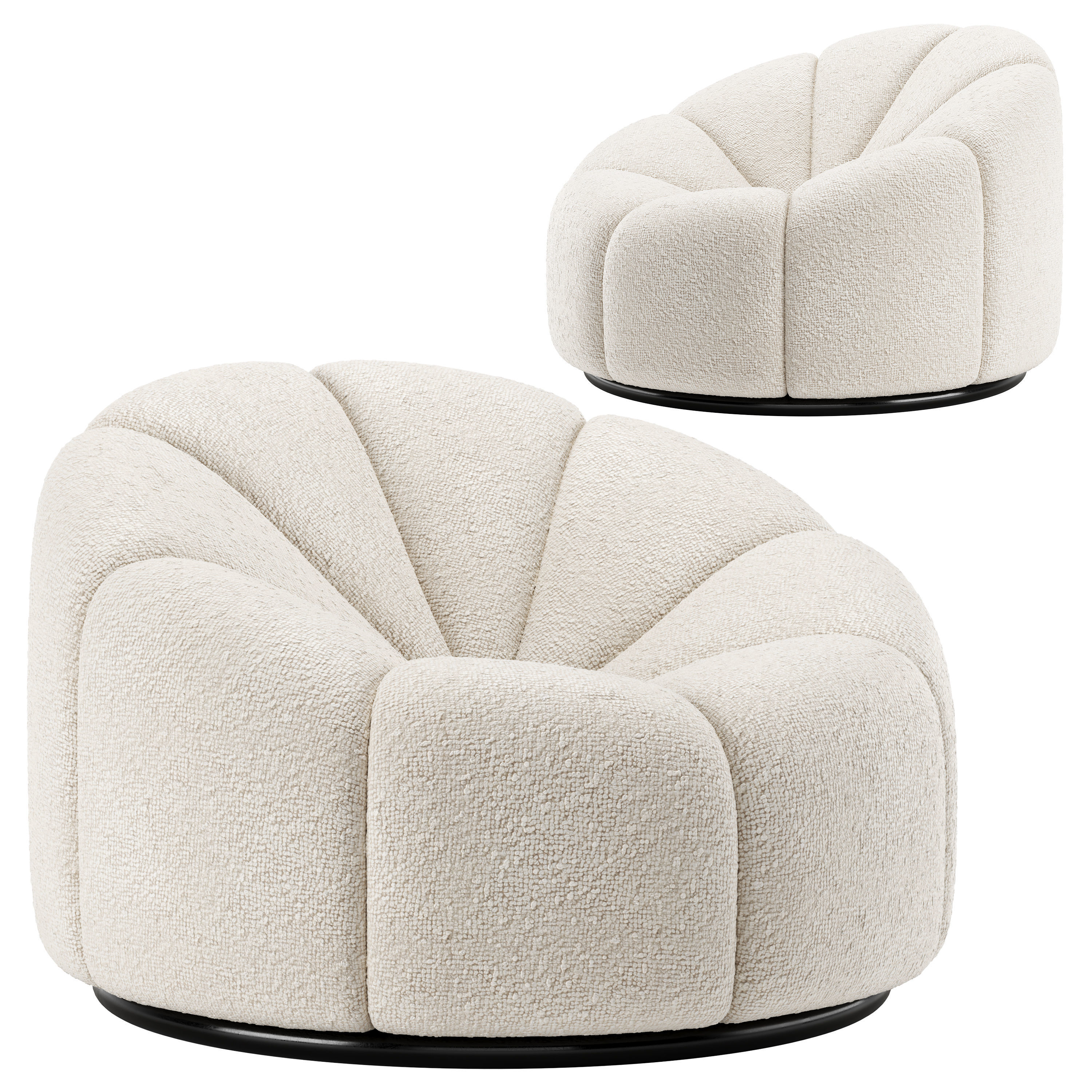 Alpha Club Chair by Pierre Paulin 3D model | CGTrader