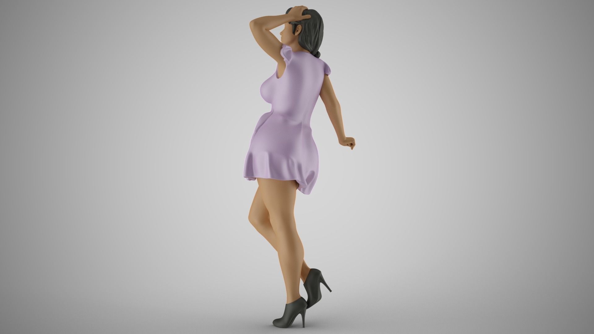 Ravishing Girl 3D model 3D printable | CGTrader