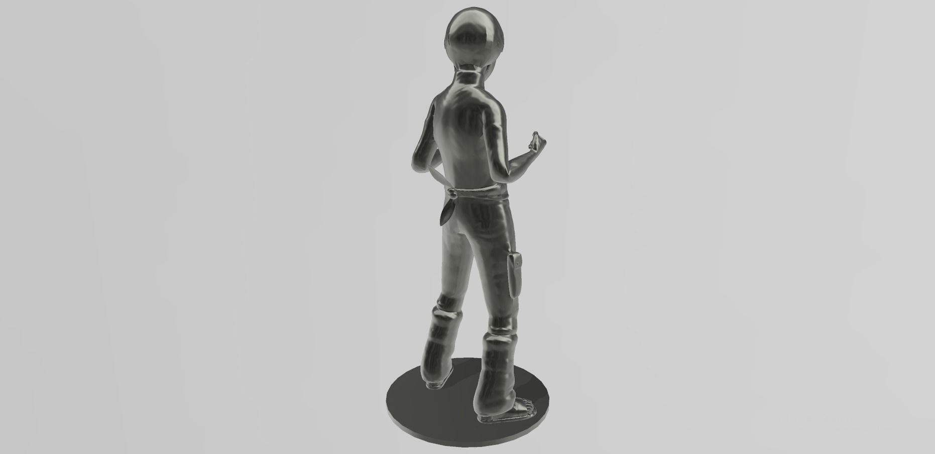 Rock Lee from Naruto 3D model 3D printable | CGTrader