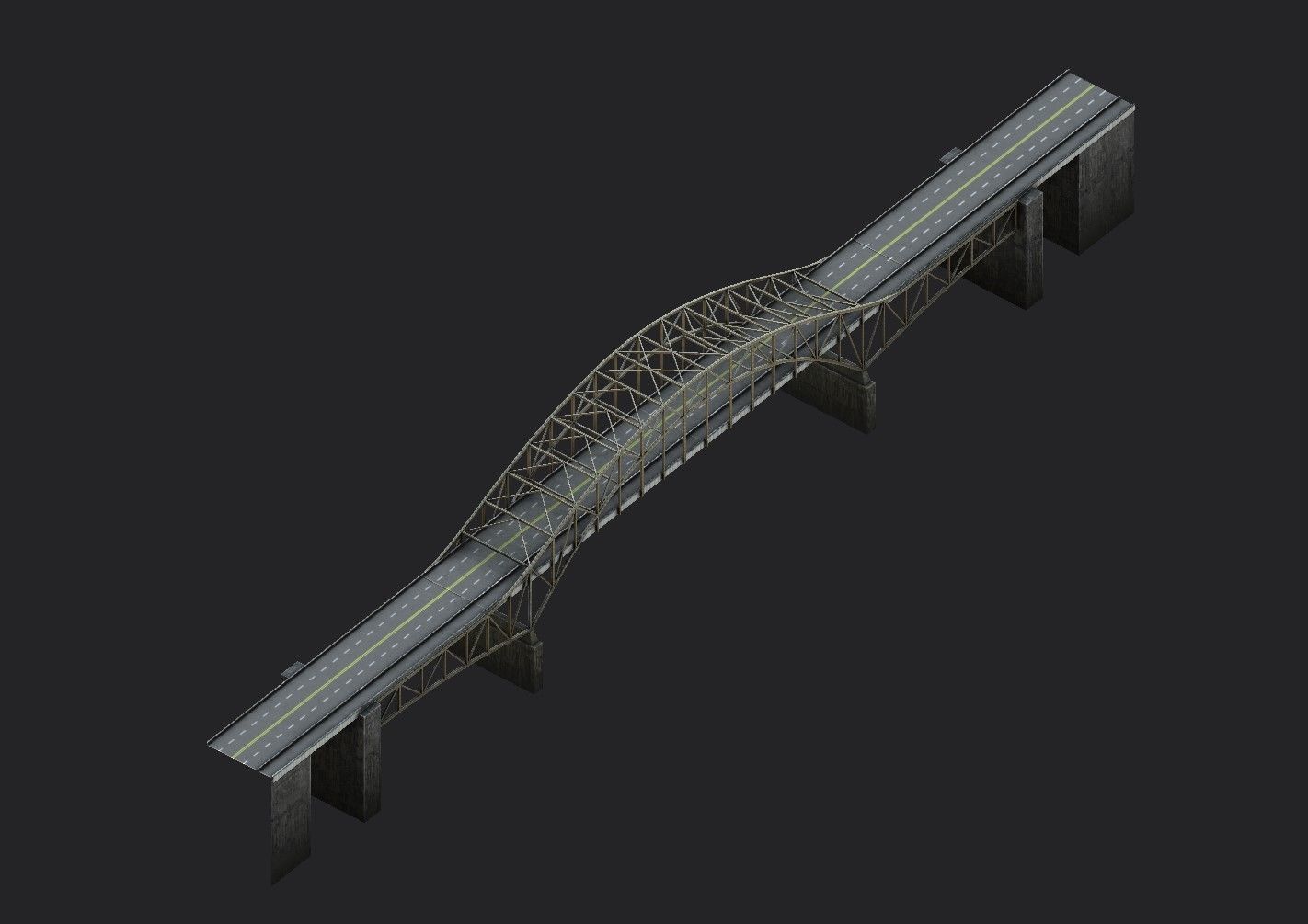 3D model Senator George Sellar Bridge VR / AR / low-poly | CGTrader