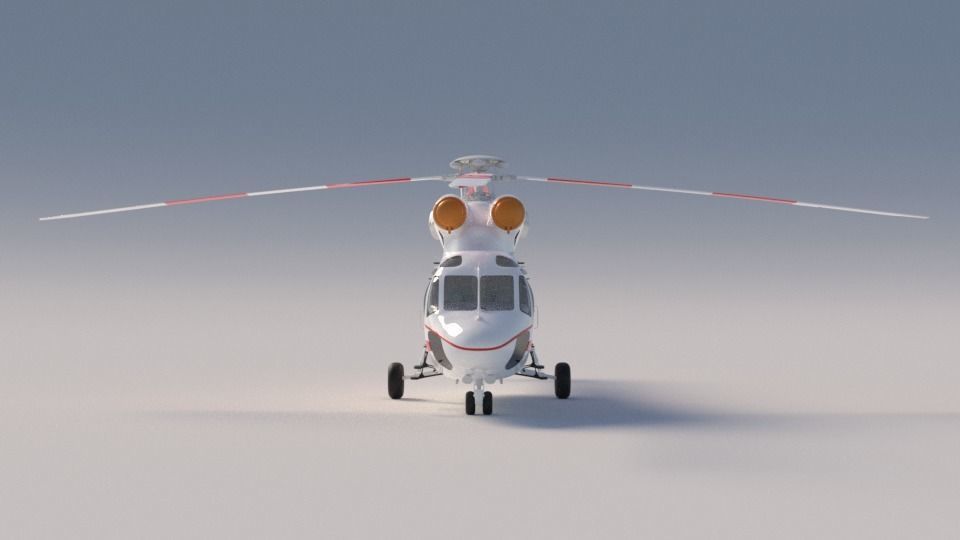 Helicopter PZL W3 Sokol free 3D model | CGTrader