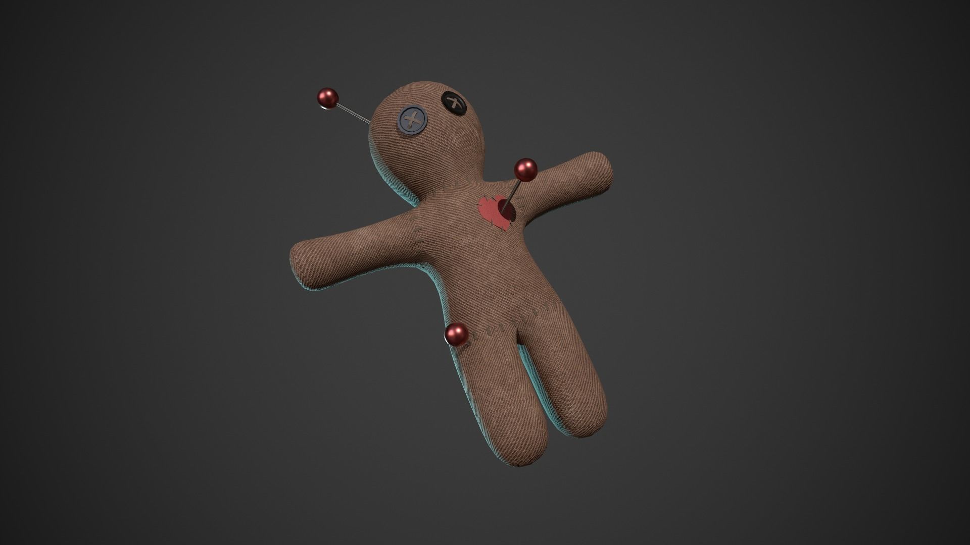 3D model Voodoo Doll VR / AR / low-poly | CGTrader