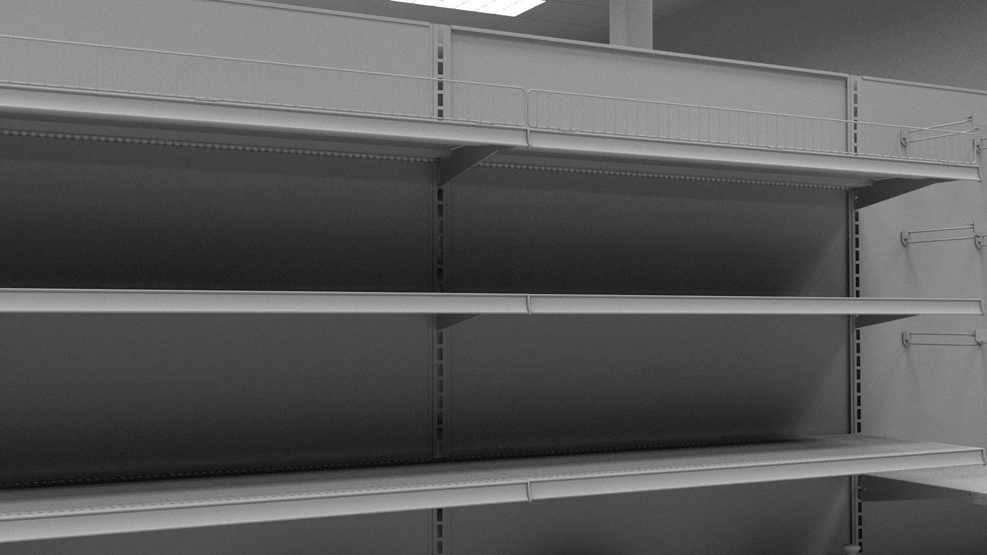 Store Shelves Environment 3D model | CGTrader