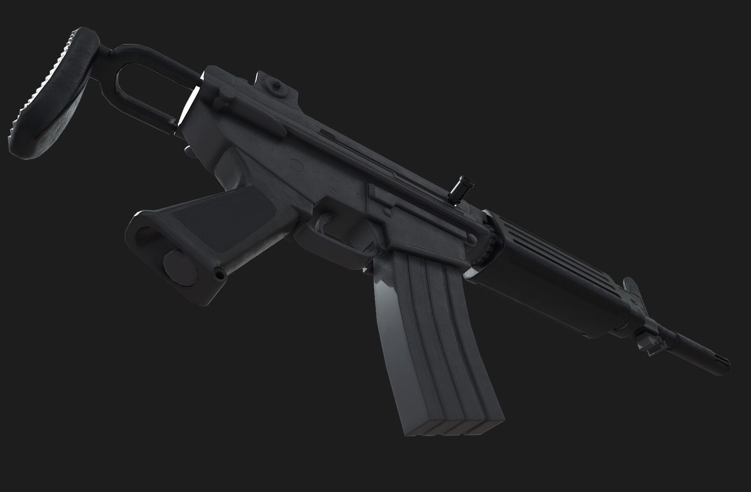 Daewoo K1a Korean SMG 3D model | CGTrader