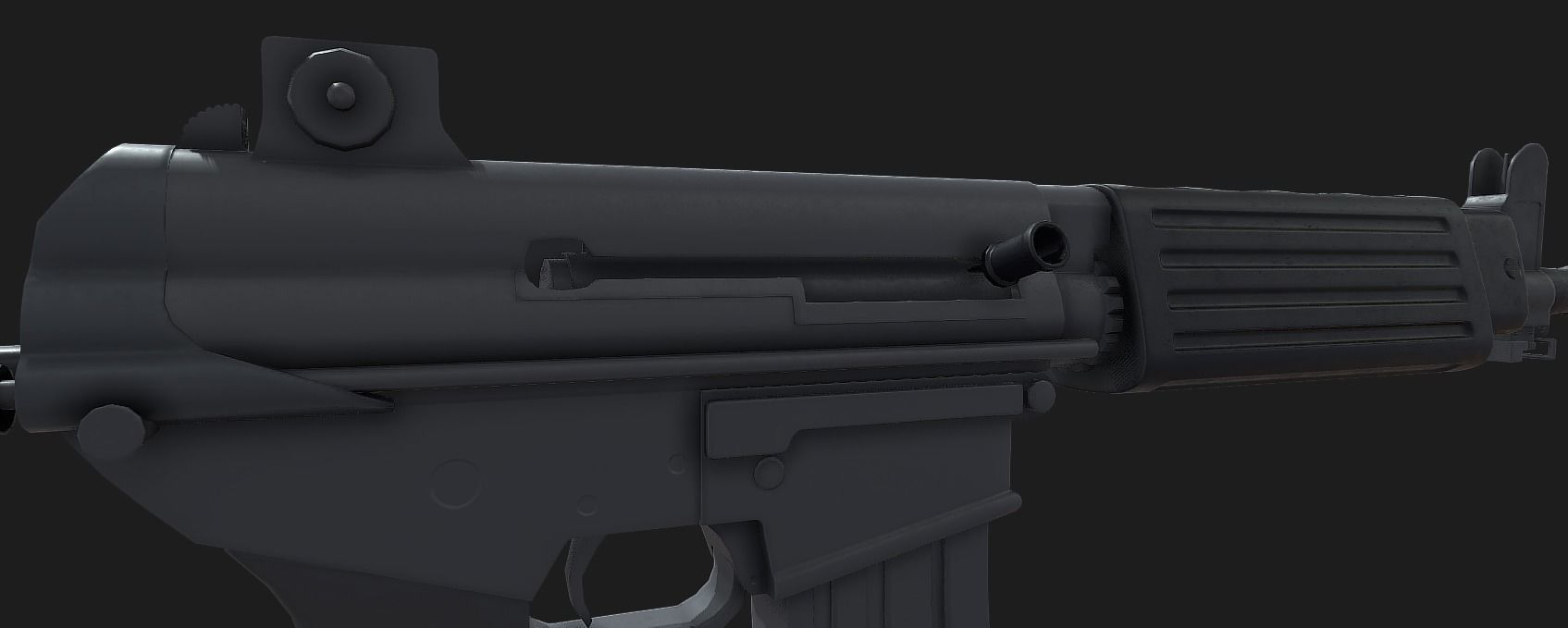 Daewoo K1a Korean SMG 3D model | CGTrader
