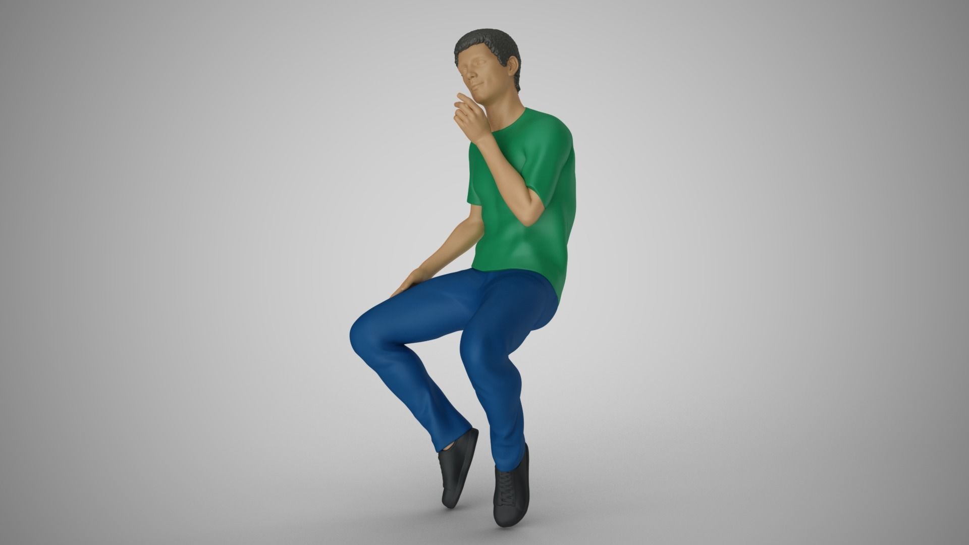 Sociable Man 3D model 3D printable | CGTrader