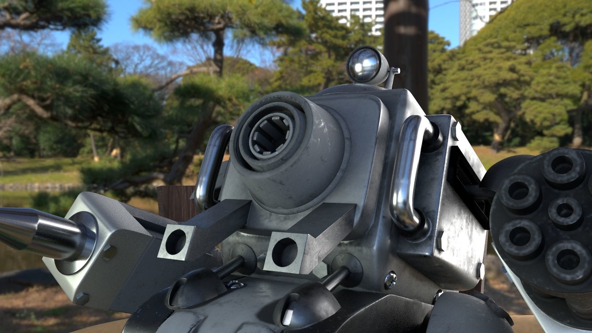 Metal Slug 5 Slug Gunner 3D model animated rigged | CGTrader