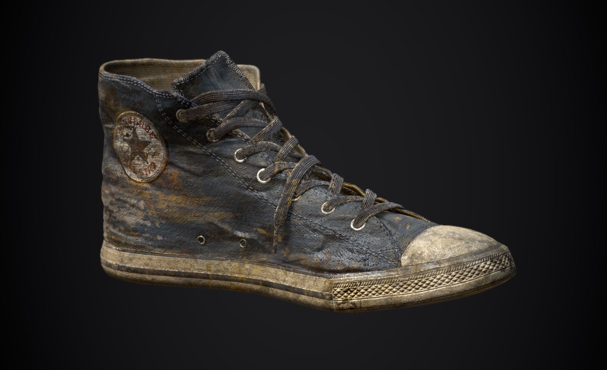 3D model Converse Shoe grudge texture VR / AR / low-poly | CGTrader