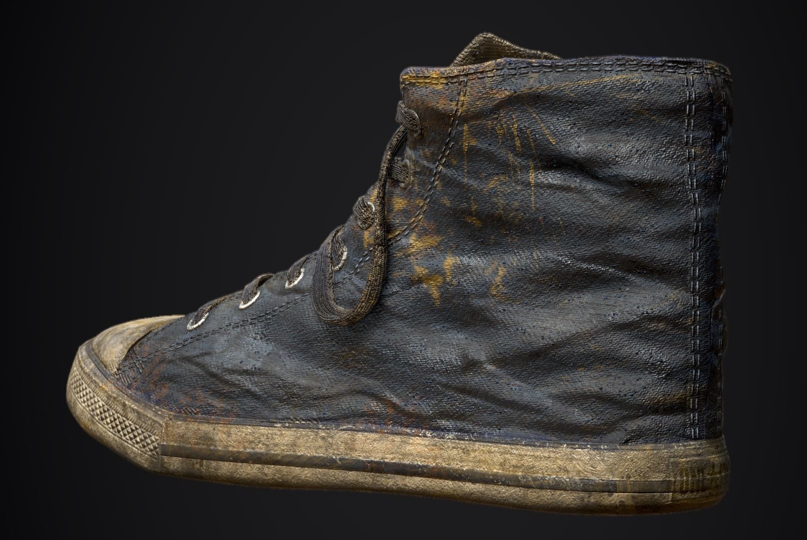 3D model Converse Shoe grudge texture VR / AR / low-poly | CGTrader