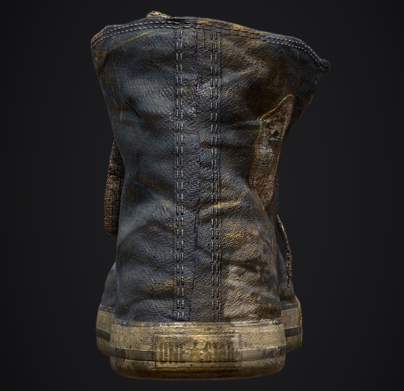 3D model Converse Shoe grudge texture VR / AR / low-poly | CGTrader