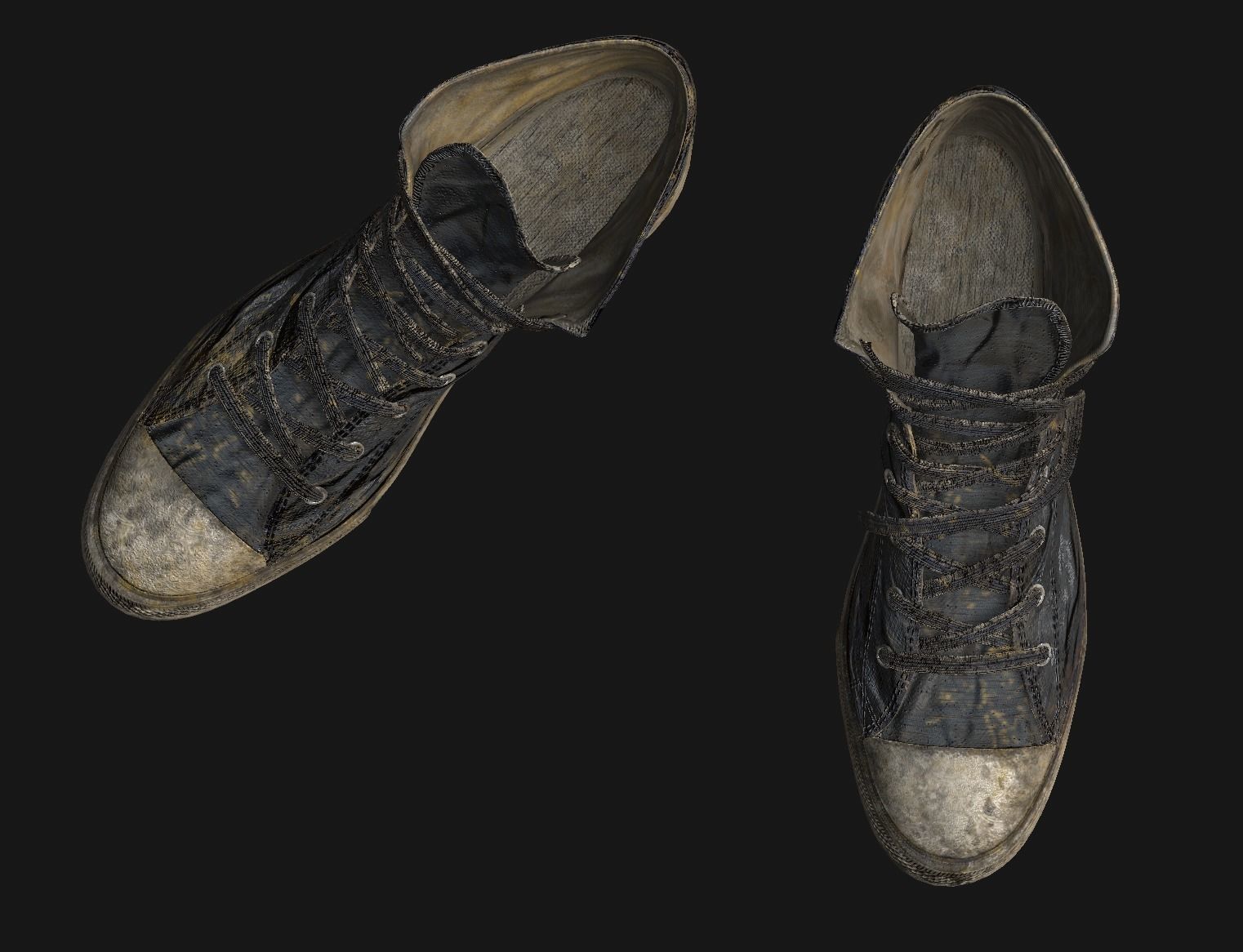 3D model Converse Shoe grudge texture VR / AR / low-poly | CGTrader