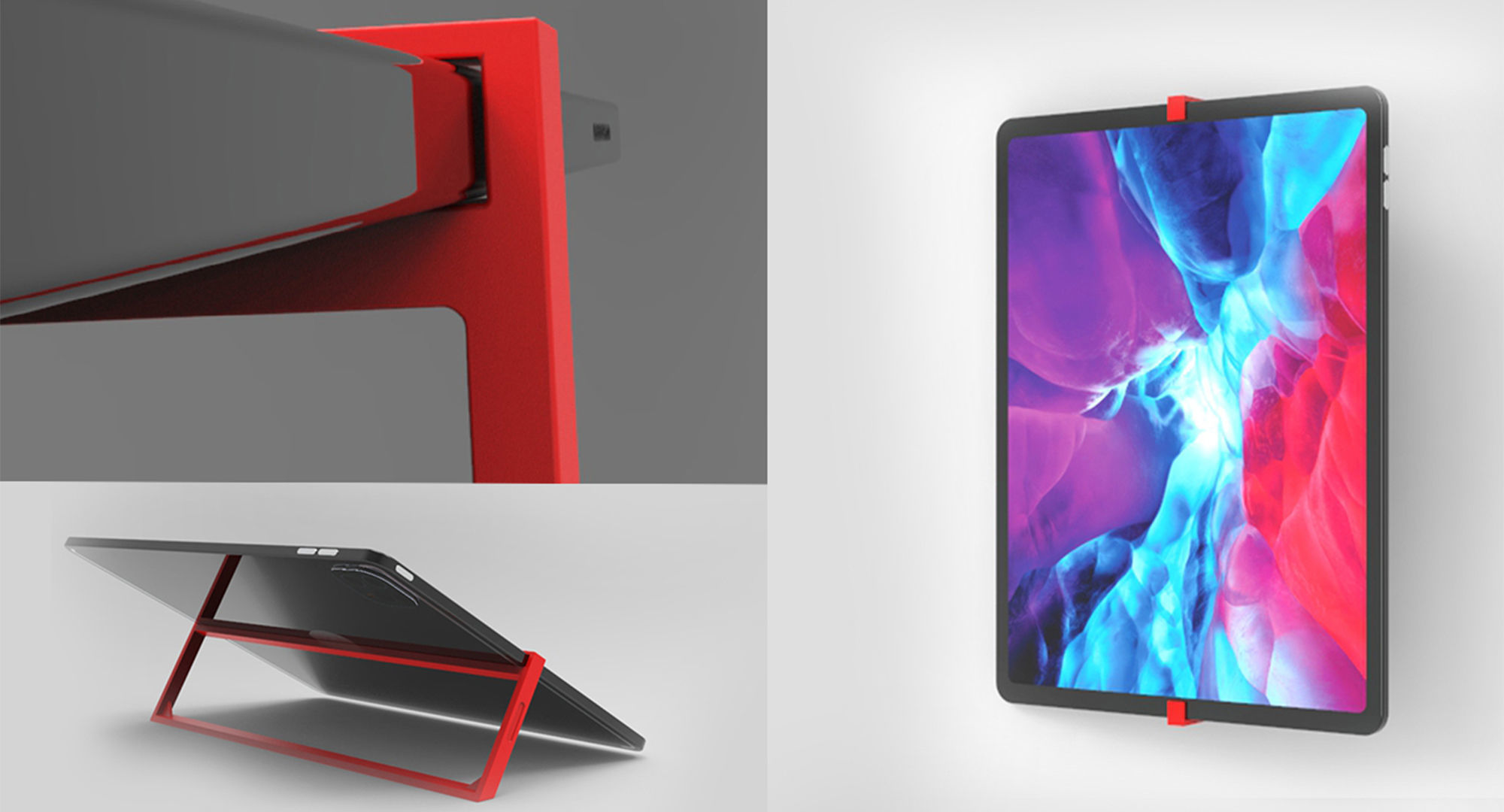 Apple ipad pro 2020 3d printable ipad stand 3D model 3D printable ...