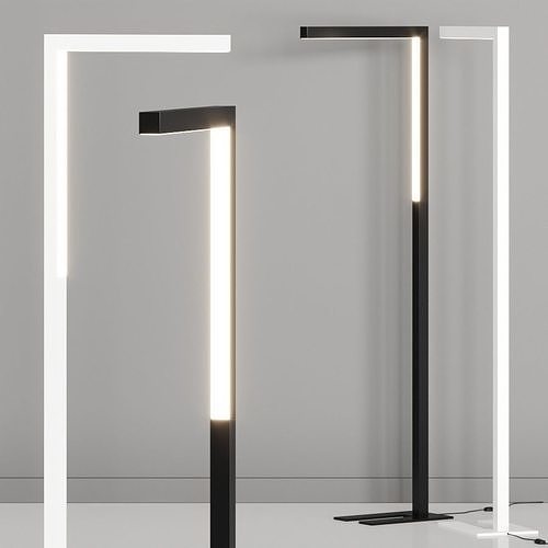 Plexiform Dinamica Floor Lamps 3D model | CGTrader